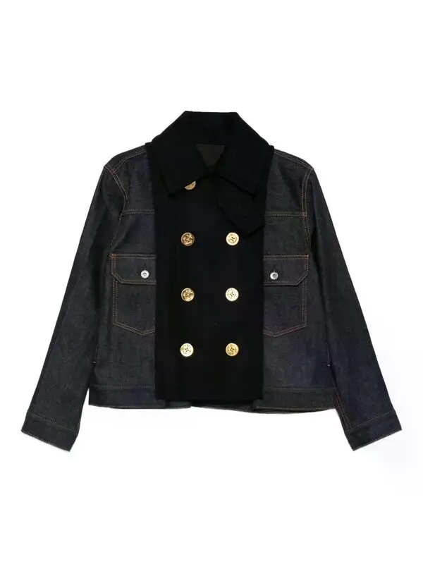 Sacai X Levi's® Double-breasted Jacket - Blue
