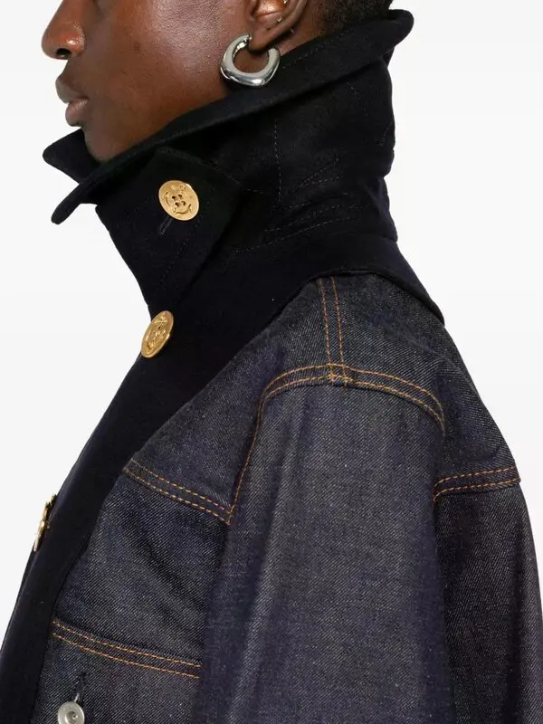 Sacai X Levi's® Double-breasted Jacket - Blue