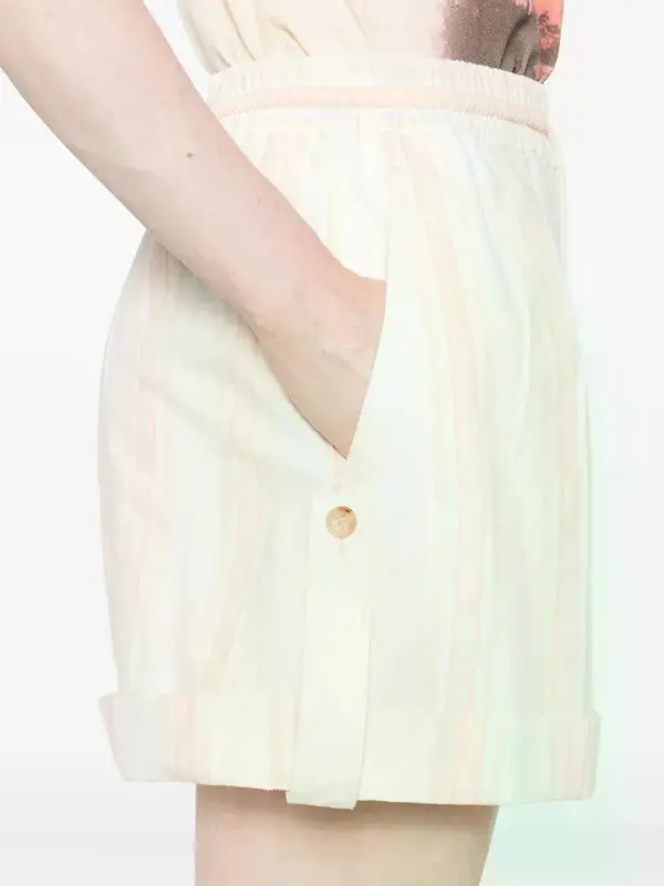 Chloé Striped Drawstring Shorts