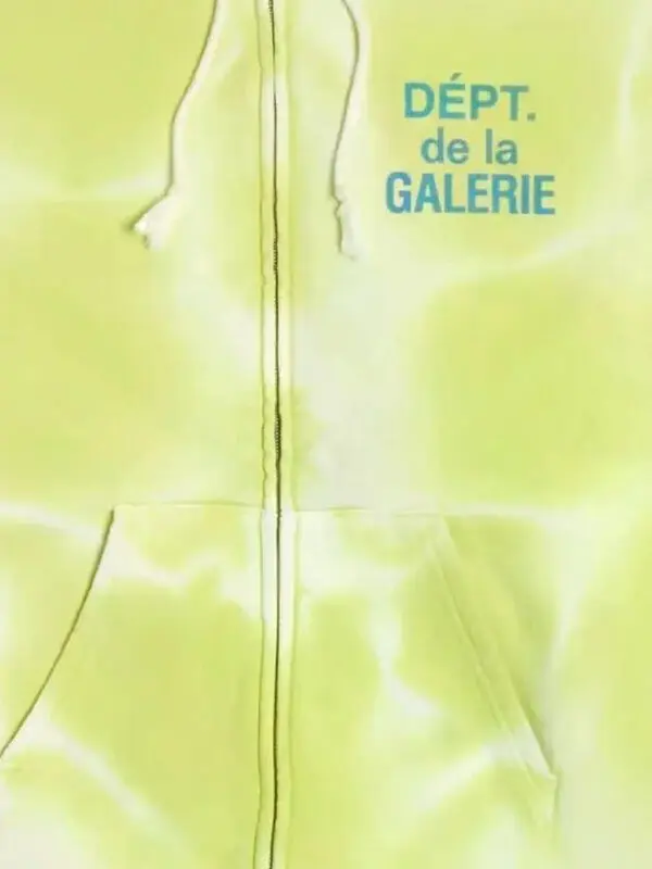 GALLERY DEPT. Logo-print Zip-up Hoodie