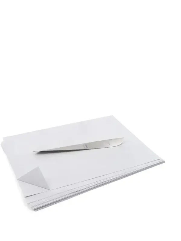 DANESE MILANO Ameland Satinated Stainless Steel Paper Knife - Silver