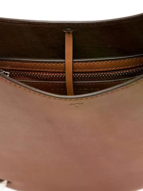 Tory Burch Small Pierced Shoulder Bag - Brown