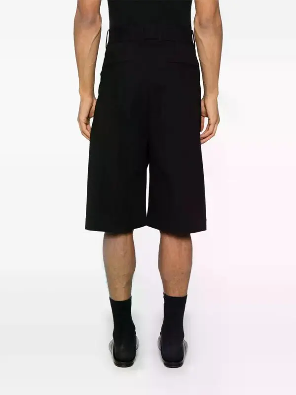 Studio Nicholson Pleated Wide-leg Shorts