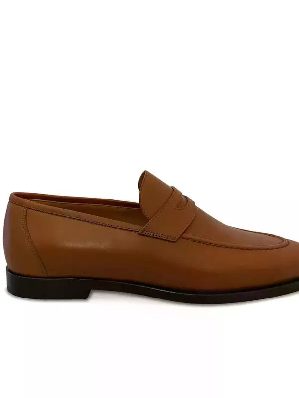 Loro Piana Sergio Penny Loafers - Brown