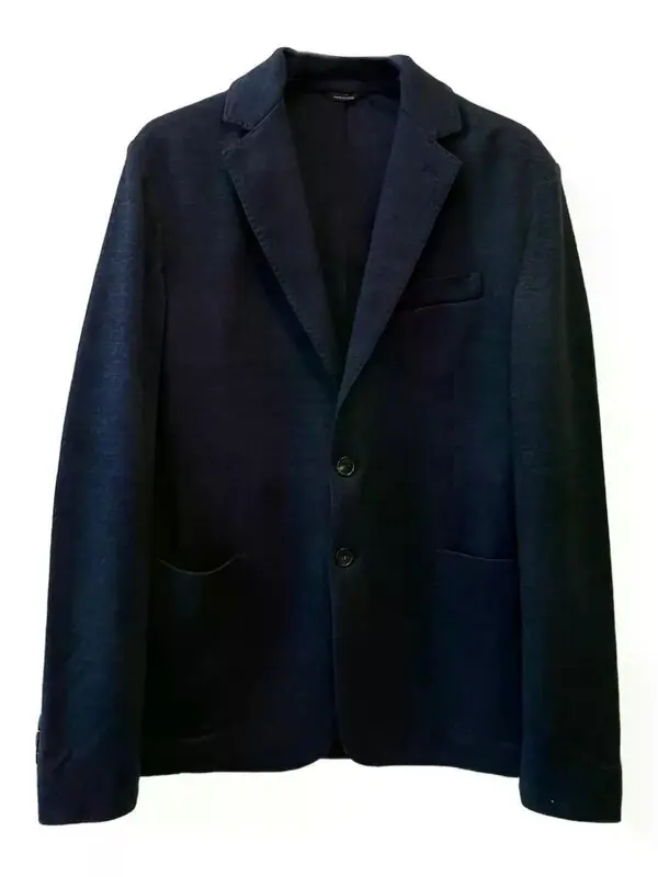 Loro Piana Blazer In Linen And Virgin Wool - Blue