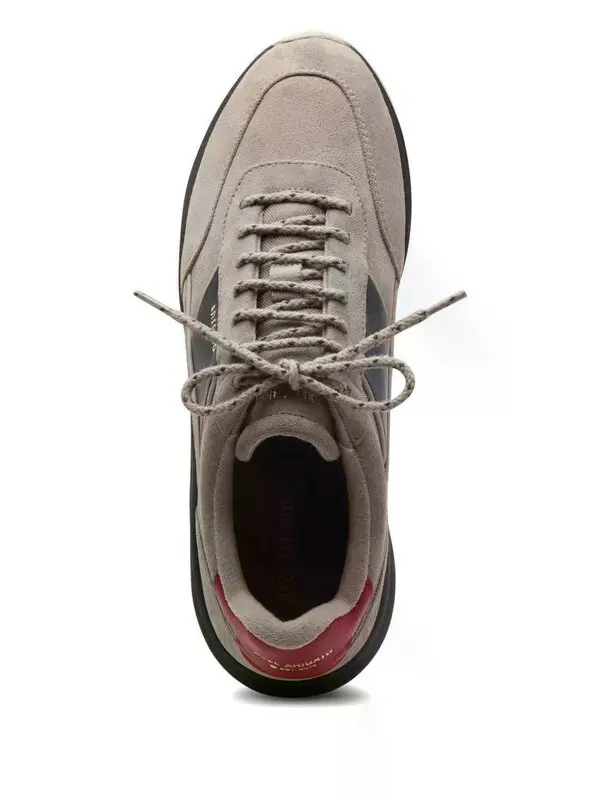 Axel Arigato Genesis Neo Runner Suede And Leather Sneakers - Neutrals