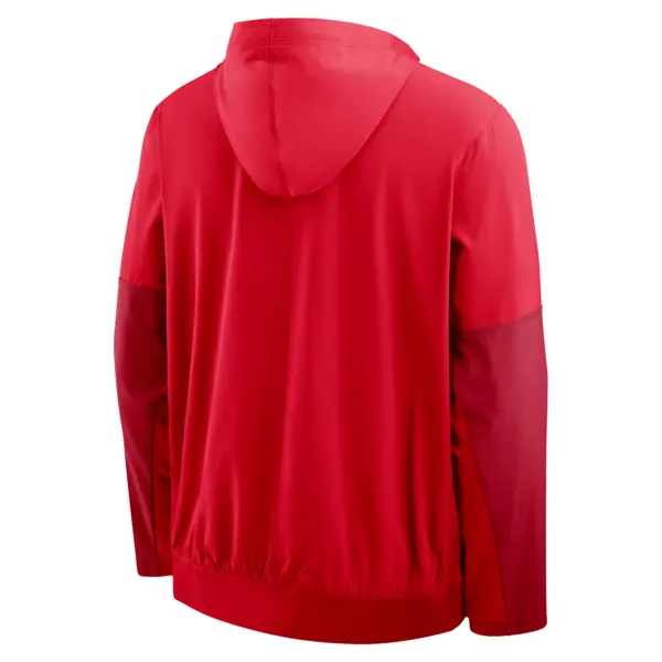 Nike Ohio State Anorak 1/2-zip Hooded Jacket - Red