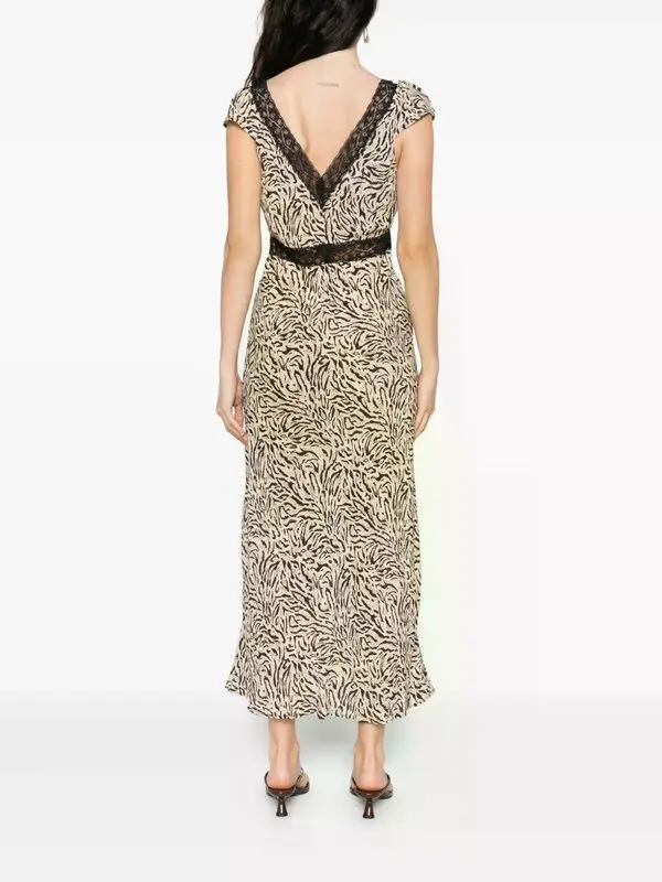 Rixo Iggy Lace-trimmed Dress - Neutrals