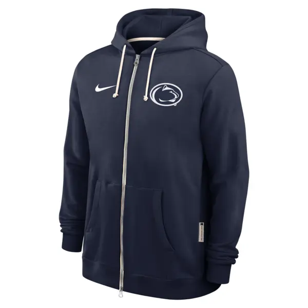 Nike Penn State Sideline Dri-fit College Full-zip Hoodie - Blue