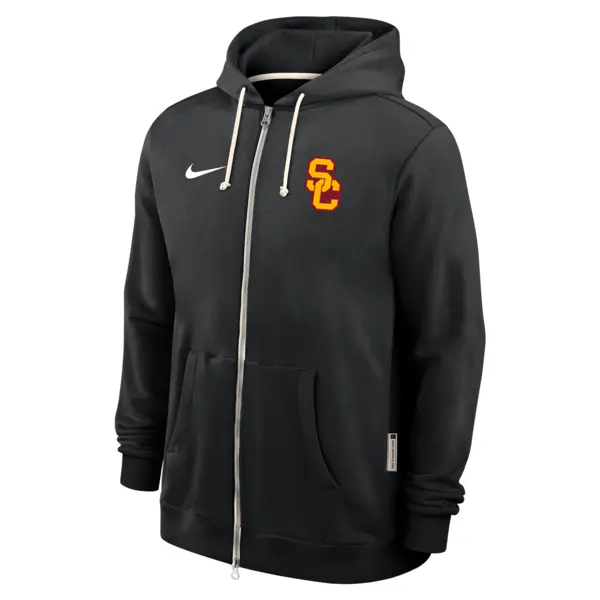 Nike Usc Sideline Dri-fit Full-zip Hoodie - Black