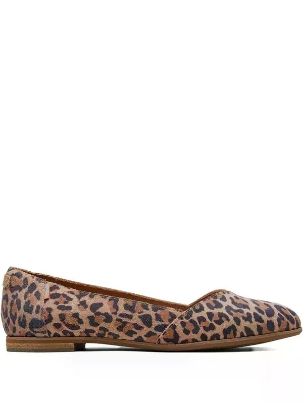 Toms Julie Leopard Ballet Flats
