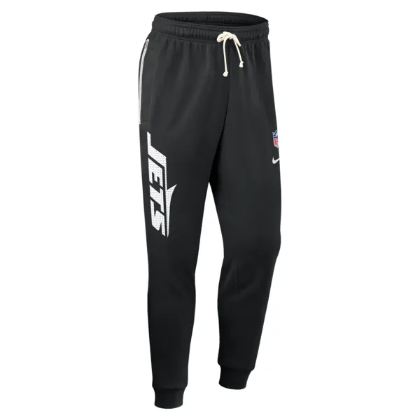 Nike New York Jets Ground Game Sideline Dri-fit Nfl Taper Pants - Black