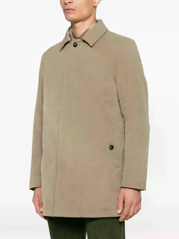 L'IMPERMEABILE Point-collar Single-breasted Jacket