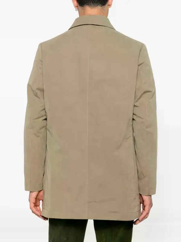 L'IMPERMEABILE Point-collar Single-breasted Jacket
