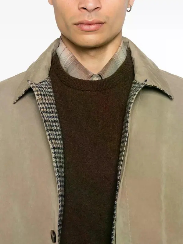 L'IMPERMEABILE Point-collar Single-breasted Jacket