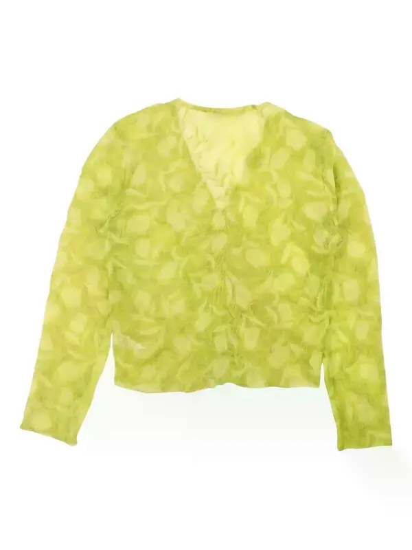Opening Ceremony Crinkle-effect Long-sleeve Blouse