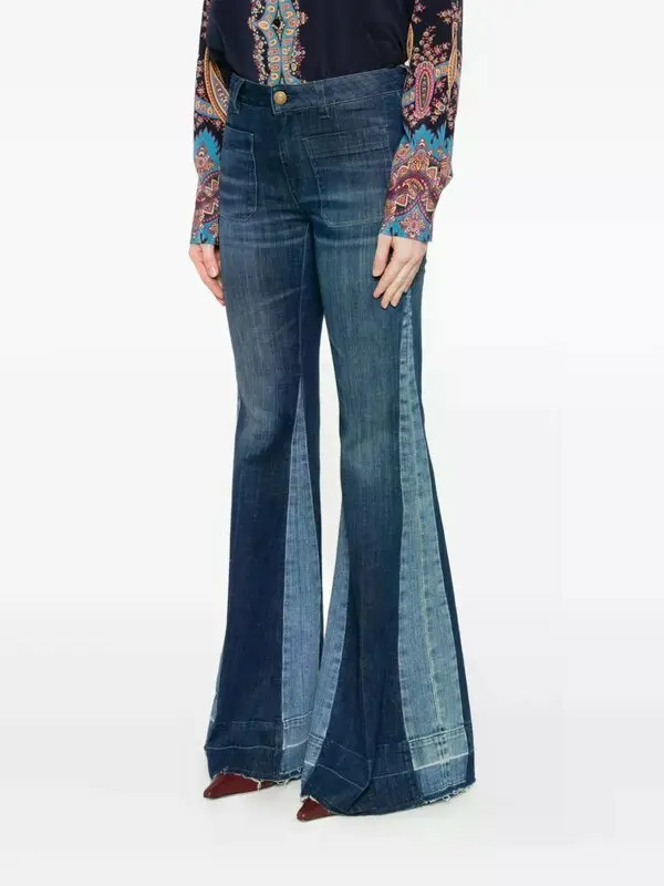 Seafarer Panelled Flare Jeans