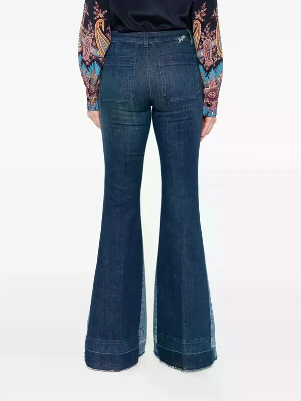 Seafarer Panelled Flare Jeans