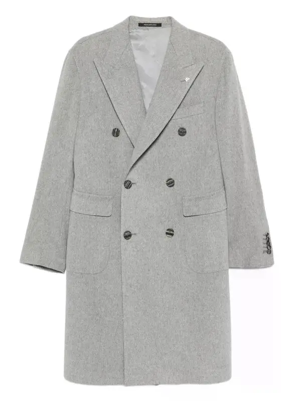 Tagliatore Double-breasted Patch-pocket Coat