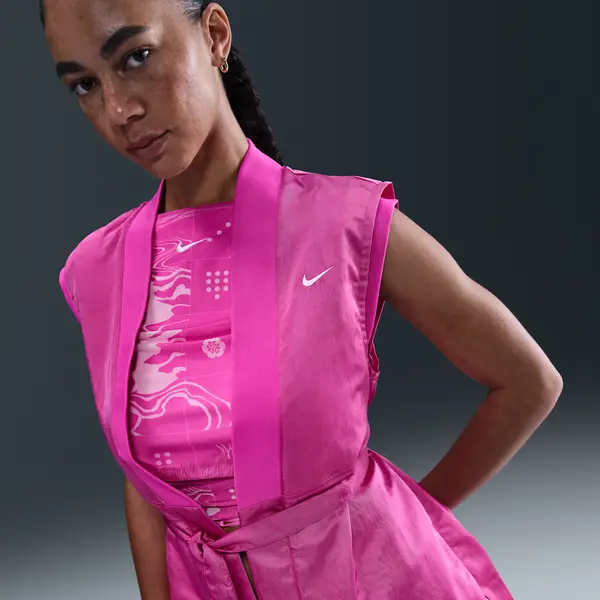 Nike Serena Williams Design Crew Wrap Top - Pink