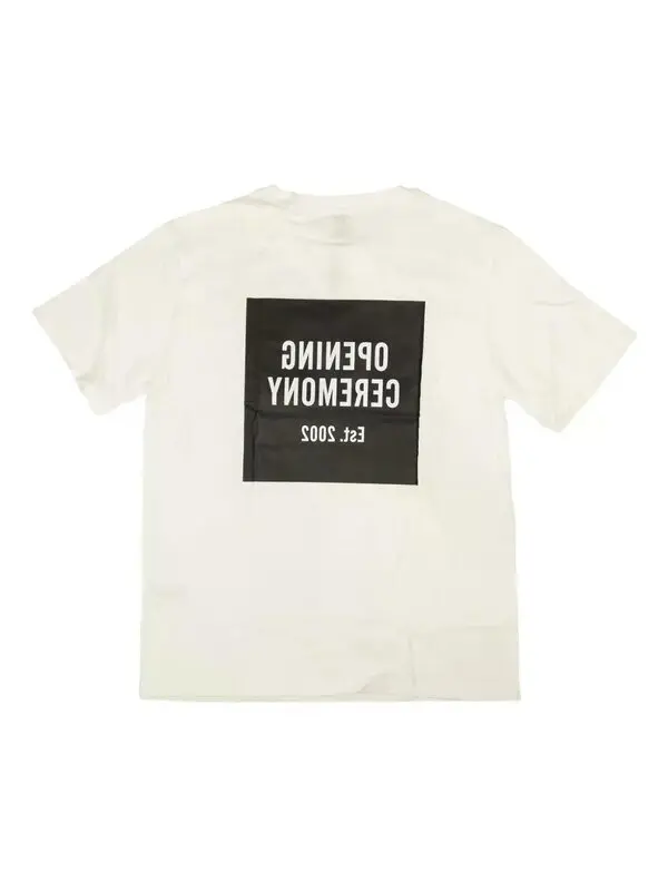 Opening Ceremony Box-logo T-shirt - White