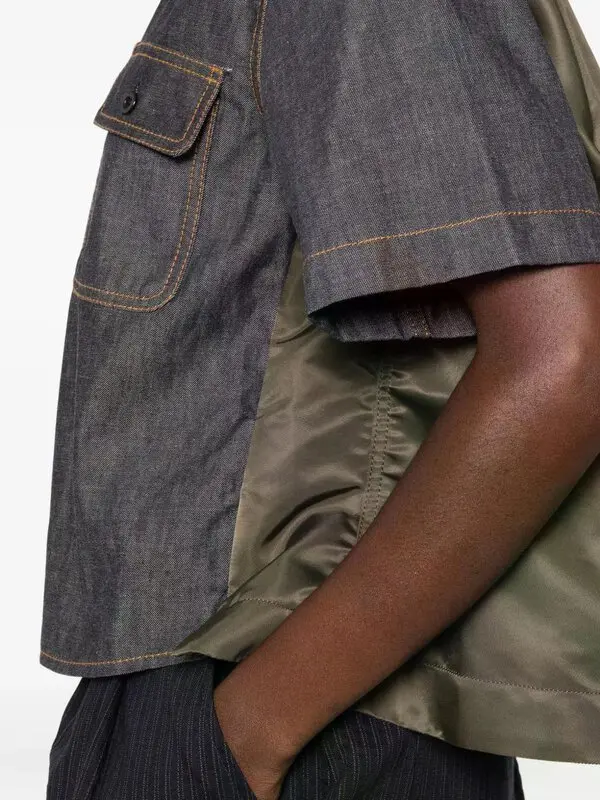 Sacai Double-pocket Denim Shirt