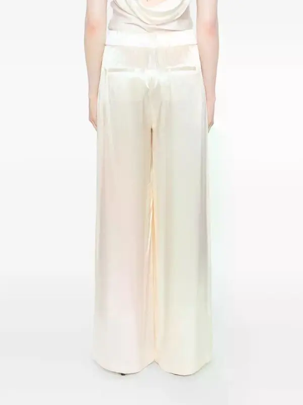Peserico Elastic-waist Wide-leg Trousers - Neutrals
