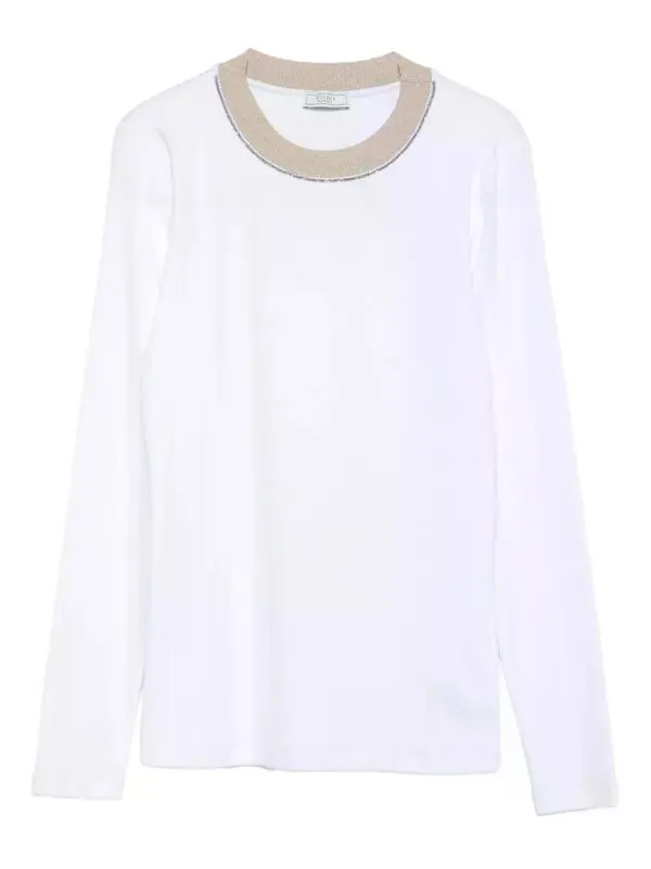 Peserico Embellished Round-neck Top