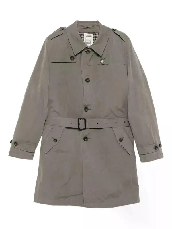 L'IMPERMEABILE Gilberto Belted Trench Coat - Grey