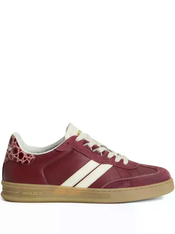 Woolrich Leather Sneakers - Red