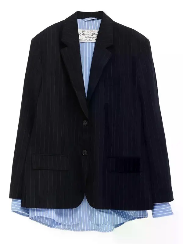 Acne Studios Pinstripe Single-breasted Blazer