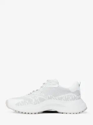 Michael Kors Levie Mixed-media Trainer - White