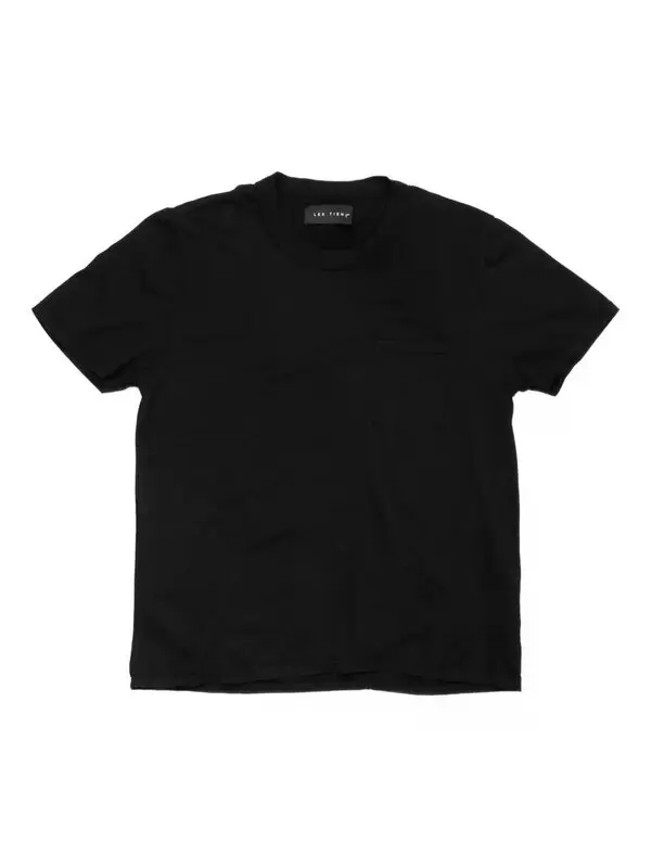 LES TIEN Short-sleeve Cotton T-shirt - Black