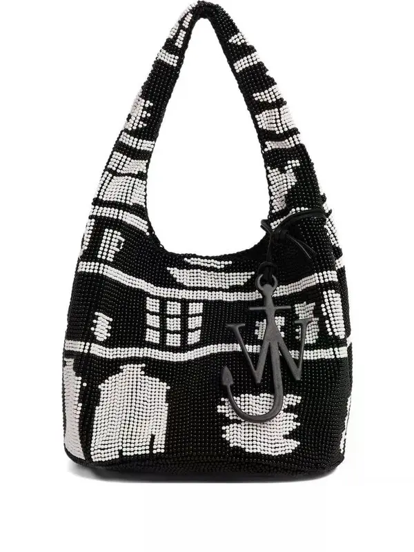 JW Anderson Beaded Shoulder Bag - Black