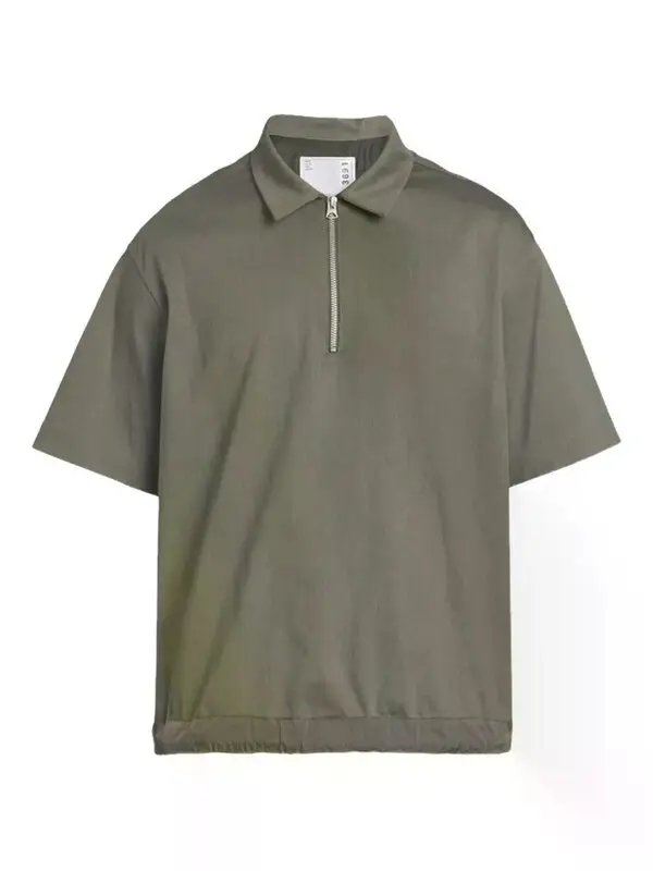 Sacai Half-zip Polo Shirt