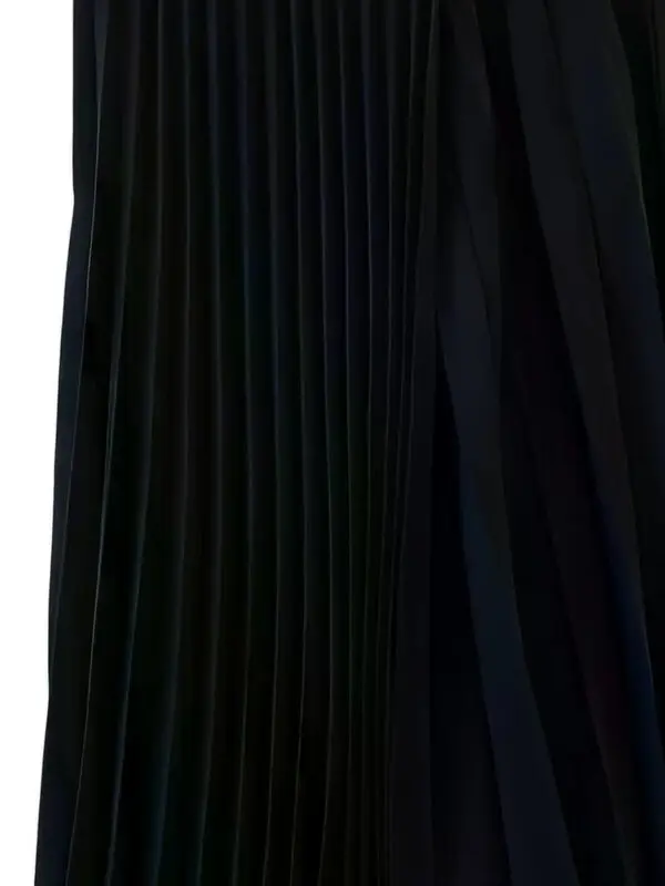Saint Laurent Pleated Asymmetric Skirt
