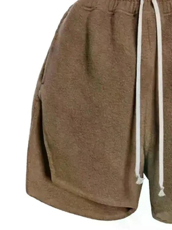 Rick Owens Drawstring Fleece Shorts