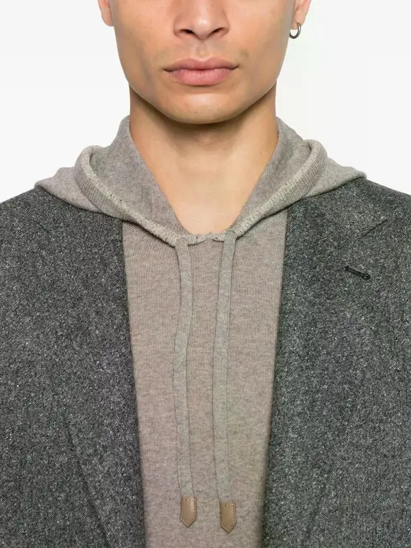 Canali Wool-blended Hoodie