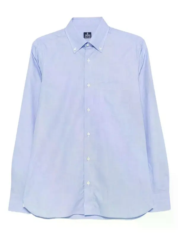 TRUZZI Button-down Pocket Shirt - Blue