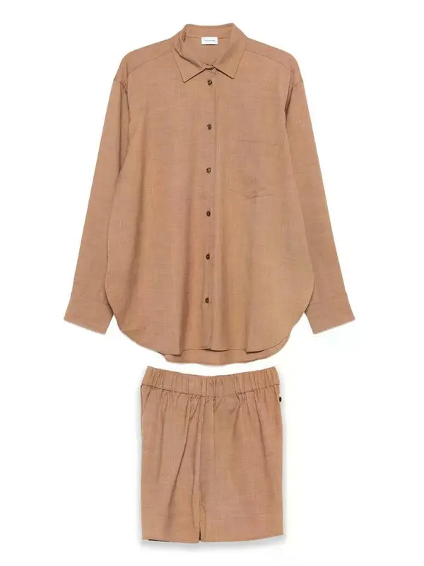 Andamane Elastic-waist Shorts