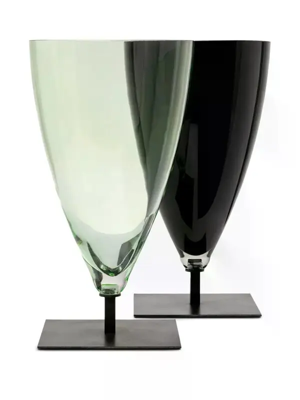 PRODUZIONE PRIVATA Basequadra Conical Base Vase - Black