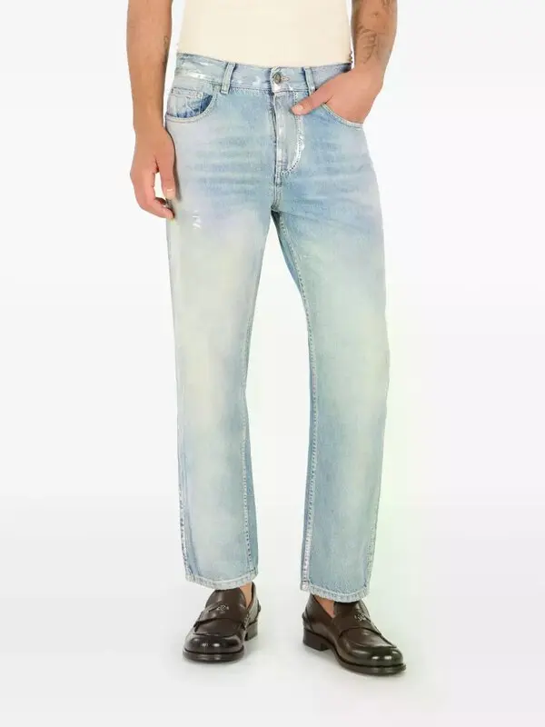 Roberto Cavalli Distressed-effect Jeans
