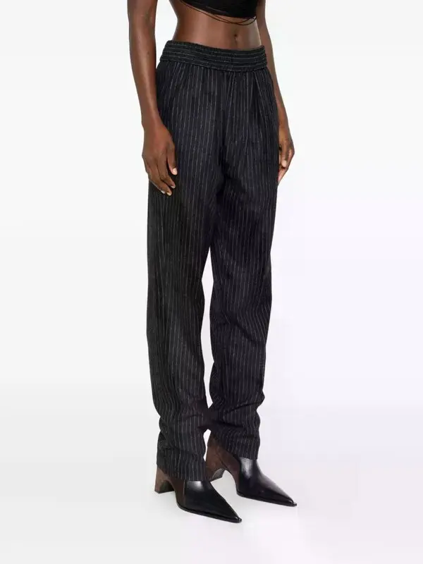 Isabel Marant Pinstripe Wool Trousers