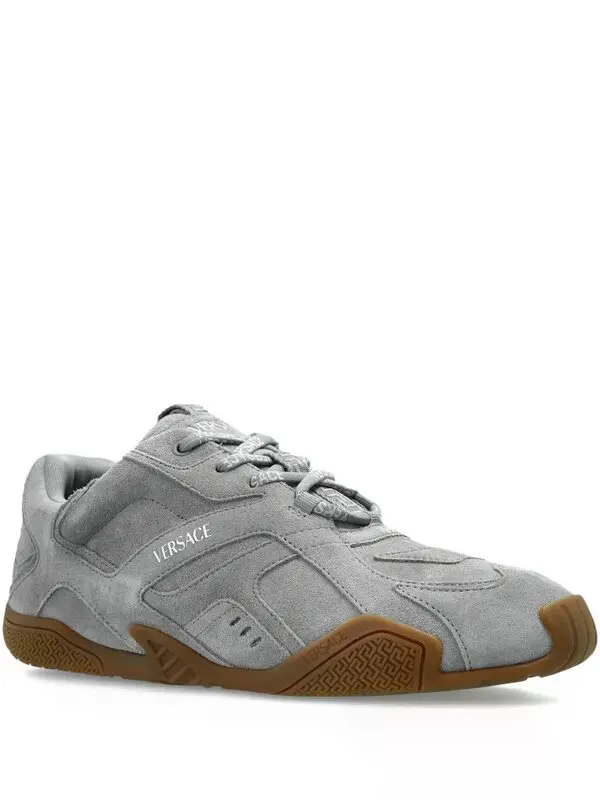 Versace Galaxia Suede Sneakers - Grey