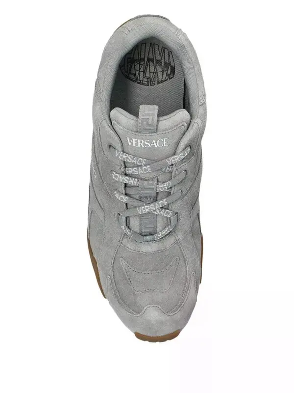 Versace Galaxia Suede Sneakers - Grey