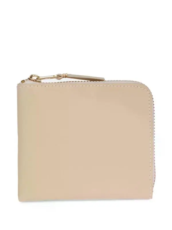 Comme Des Garçons Leather Wallet - Neutrals