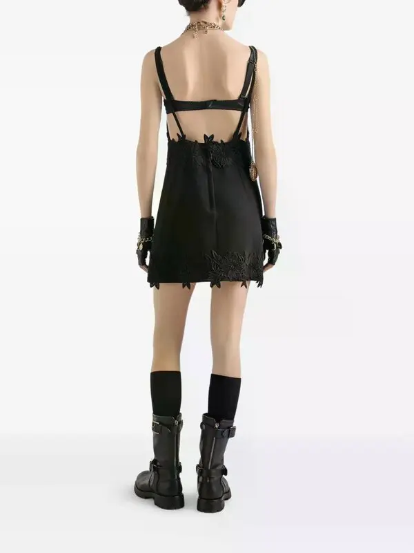 Dolce & Gabbana Mini Lace Detailing Dress