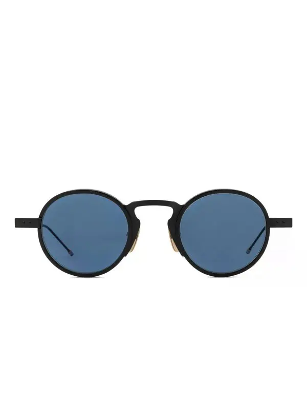 Thom Browne Round-frame Sunglasses - Black
