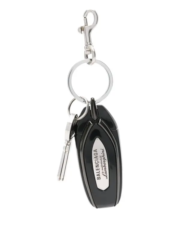 Balenciaga X Lamborghini Car Key Bag Charm - Black | Editorialist