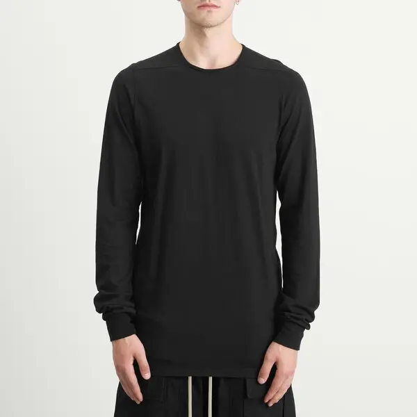 Rick Owens Level Long Sleeve Shirt - Black